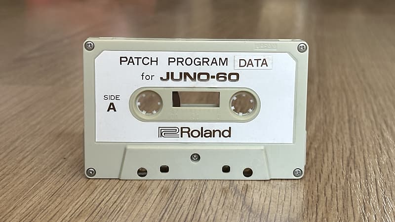 Roland Juno-60 Original Patch Program Data Cassette Tape | Reverb