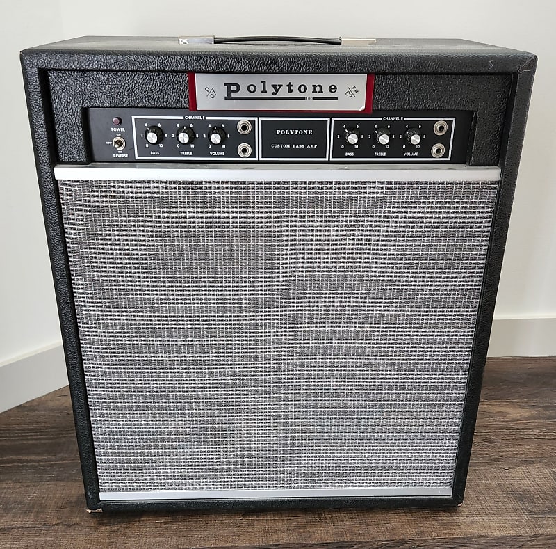 Polytone Model 100 1970s Rare Vintage 1x15 100W Bass | Reverb