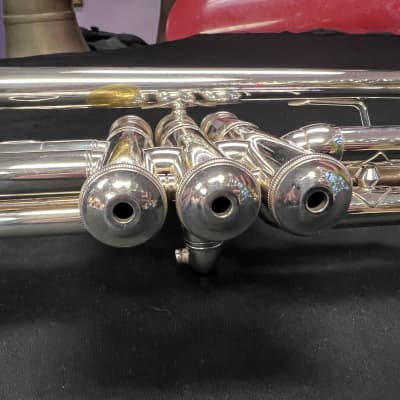 Silver Plated Vincent Bach 229 Large Bore ‘C’ Trumpet 25H | Reverb