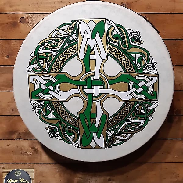 Walton's 12" Celtic Design Bodhran- Gaelic Cross 10AWAL-P1932 | Reverb