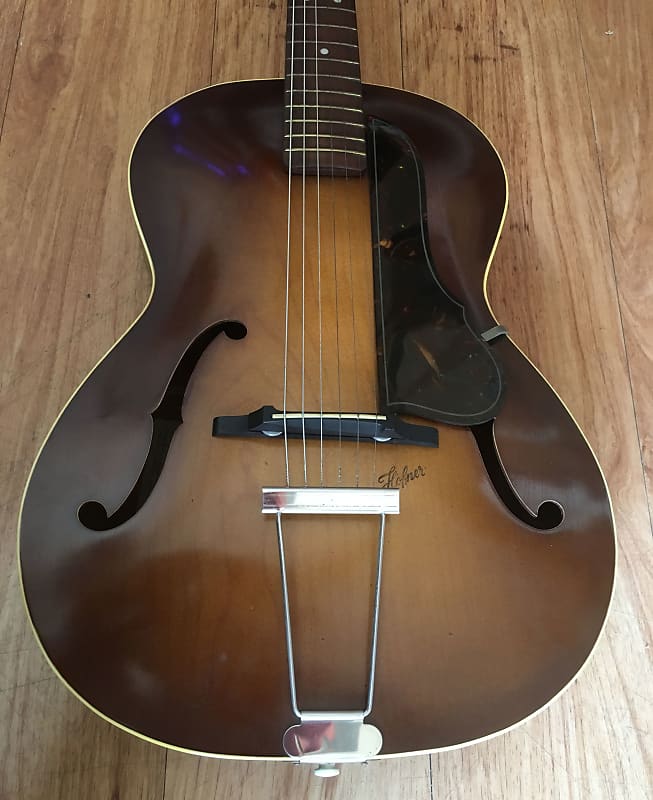 Hofner Congress 1955 Sunburst Acoustic Guitar | Reverb