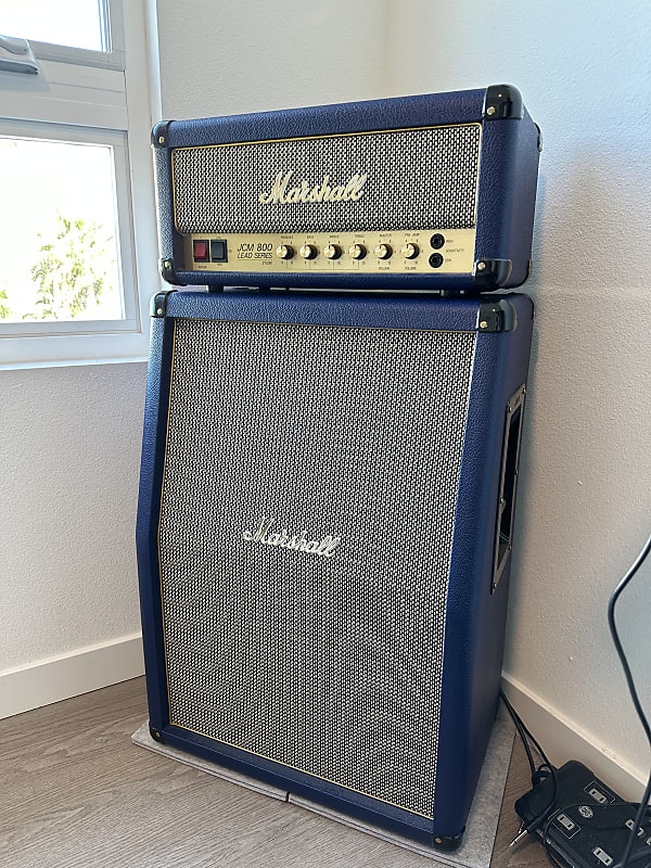 Marshall SC20H and SC212, JCM800 Studio 2021 Navy Levant | Reverb