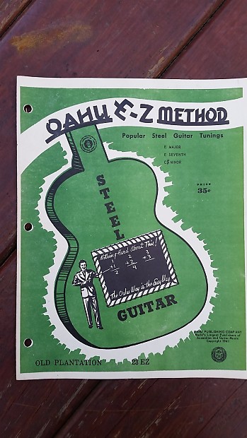 1941 Ohau EZ Method Popular Steel Guitar Tunings Old | Reverb UK