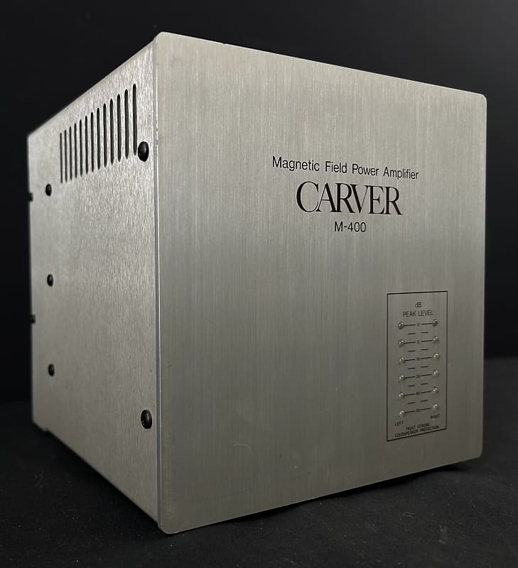 Carver M-400 Cube Magnetic Field Stereo/Mono Power Amplifier | Reverb