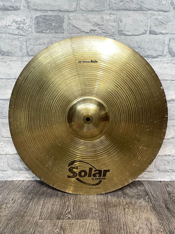 Solar Sabian Ride 20”/51cm Ride Cymbal Drum #EV47 | Reverb