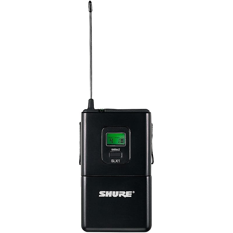 Shure SLX1 Wireless Bodypack Transmitter Regular Band H19 | Reverb
