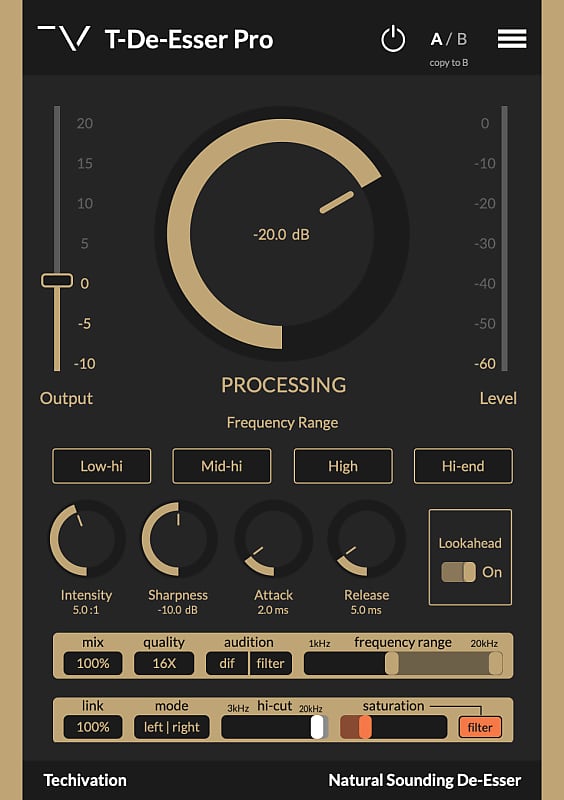 Techivation T-De-Esser Pro | Reverb