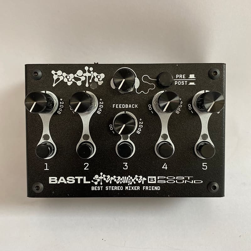Bastl Instruments Bestie - 5 Channel Stereo Mixer/Saturator | Reverb