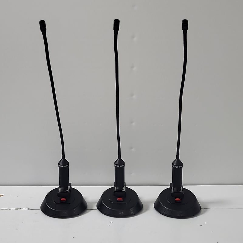 SET 3 MICROFONO CONDENSATORE A COLLO DI CIGNO SHURE SM99-18 | Reverb