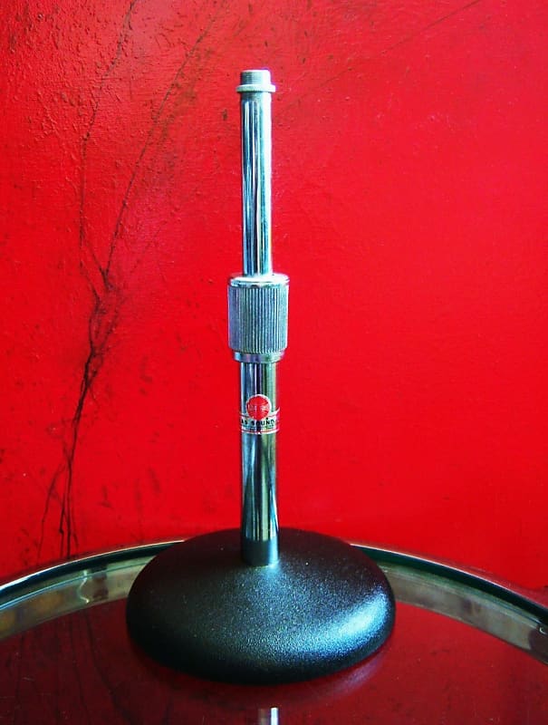 Vintage 1970's Atlas Sound DS7 microphone desk stand DS5 DS6 | Reverb