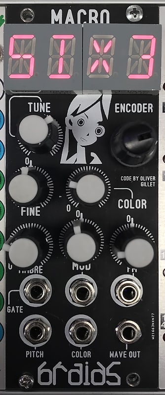 Blue Lantern Macro Braids | 10HP Macro Oscillator | Reverb Blue Lantern Macro Braids | 10HP Macro Oscillator | Reverb