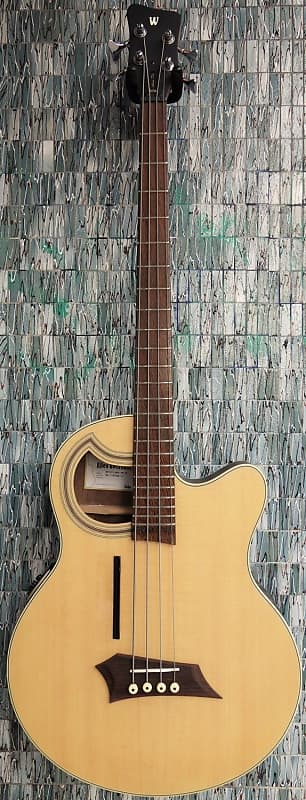 Warwick Rockbass Alien Deluxe Hybrid Thinline Acoustic Bass, | Reverb