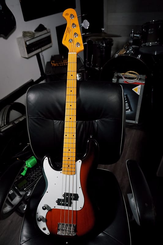 SX Precision P-Bass - Left-Handed - Lefty - Short Scale 2010 | Reverb