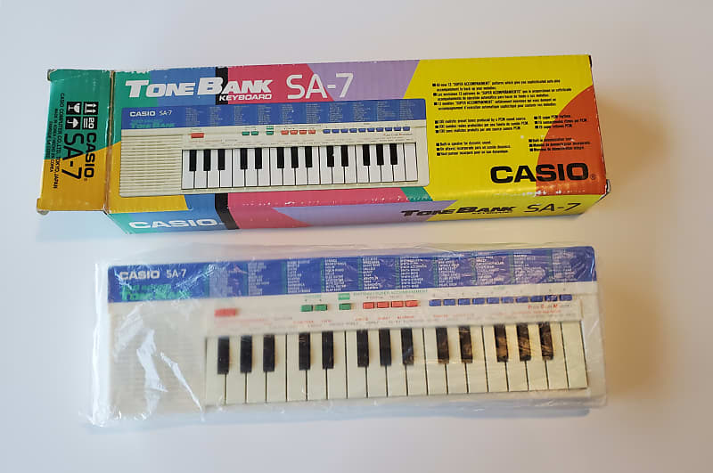 Casio SA-7 1989 white | Reverb