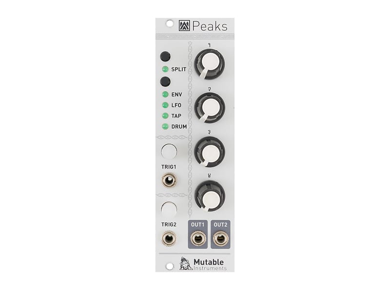 Mutable Instruments Peaks Dual LFO / Envelope / Drum Voice | Reverb