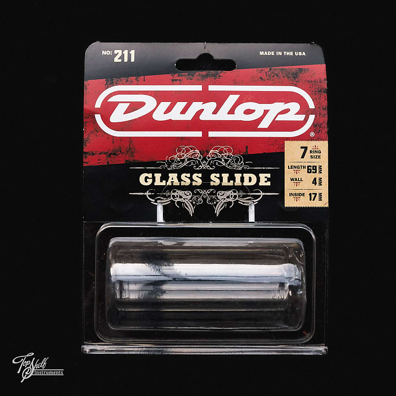 Dunlop J211 Heavy Wall Glass Slide - Small | Reverb