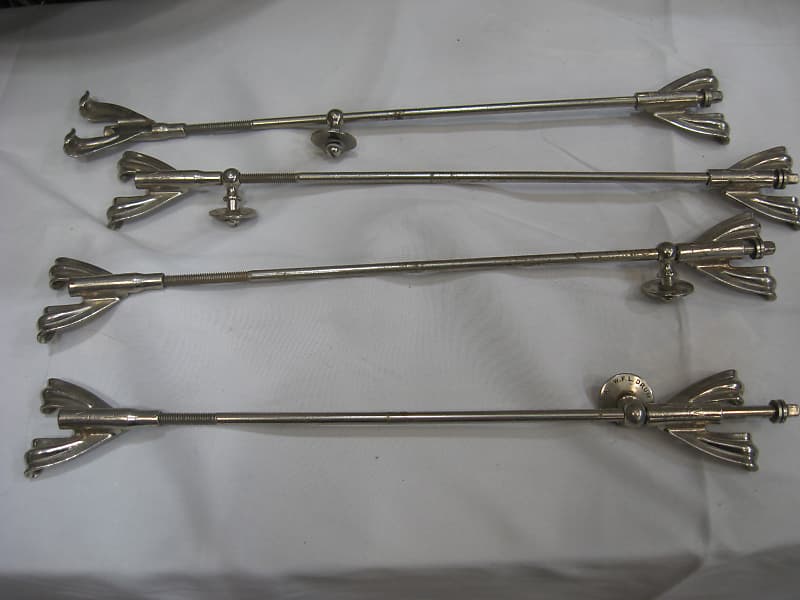 WFL 4 - Single Tension Bass Drum t-rods, claws and center lug | Reverb