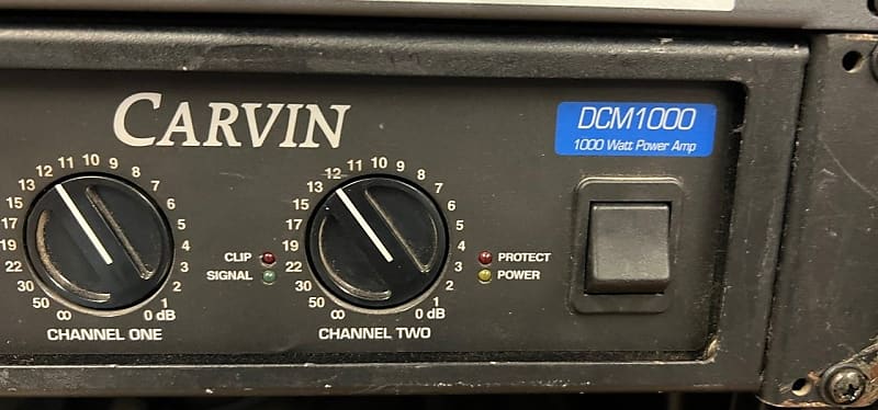 Carvin DCM1000 Power Amplifier (San Antonio, TX) | Reverb