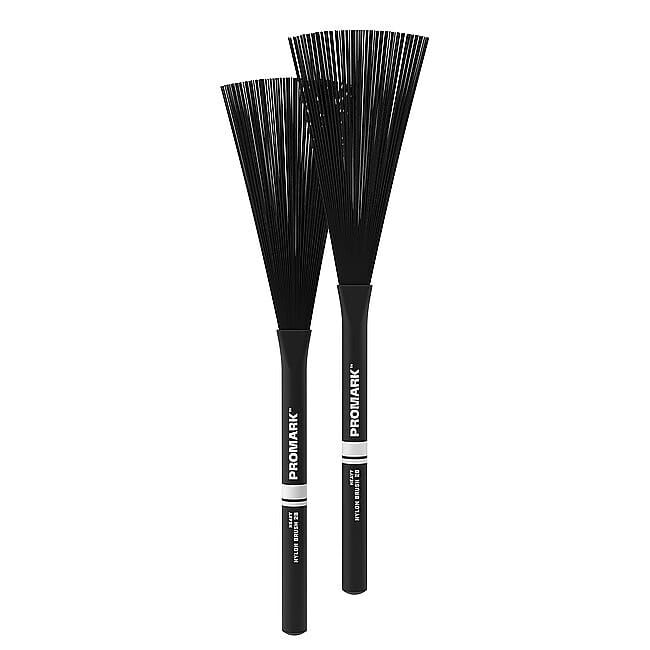 Pro-Mark PROMARK PMNB2B Heavy Nylon Brushes 2B Black (Paar) | Reverb