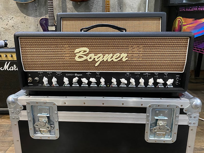 2005 Bogner Ecstasy 101B Tube Amp Head w/ Footswitch & Road | Reverb