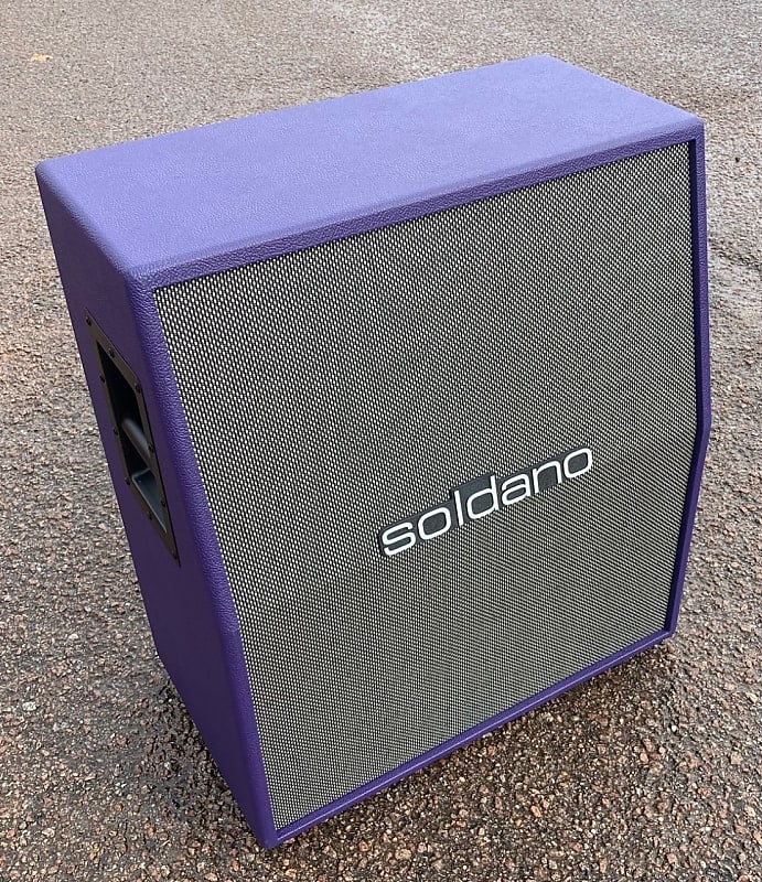 Soldano 212 Custom Slant/Vertical Classic Cab, Purple Tolex | Reverb