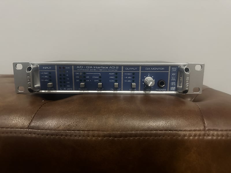 RME ADI-2 D/A interface 2010 - Silver/blue | Reverb