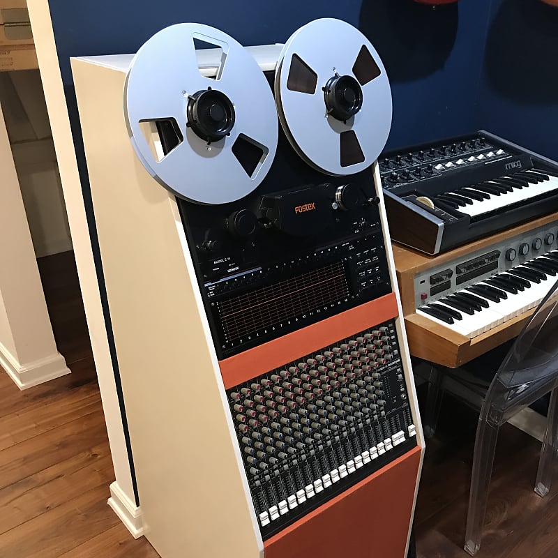 Fostex E16 Tape Machine incl. homemade cabinet, Mackie mixer, | Reverb