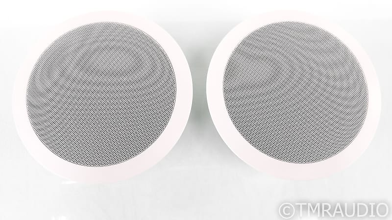 Totem Mask 6.5" In-Ceiling Speakers; White Pair | Reverb