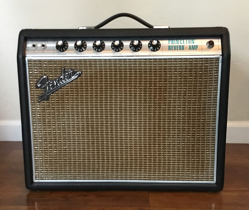 '68 FENDER Princeton Reverb Amp hand wired - AGED reissue | Reverb