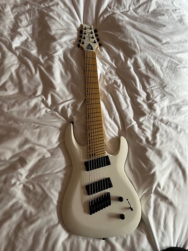 Harley Benton R-458MN WH MultiScale 8 String - White | Reverb UK