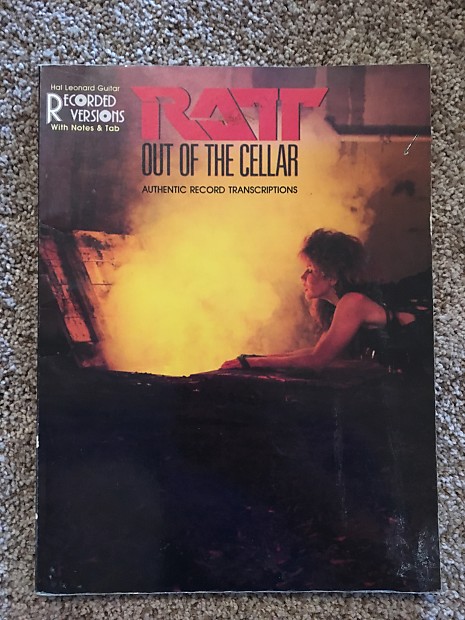 Ratt - Out of the Cellar - Guitar tab / tablature Book | Reverb