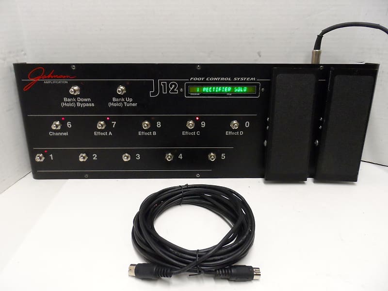 JOHNSON MILLENNIUM MILLENIUM J 12 J12 MIDI EFFECT FOOT AMP | Reverb