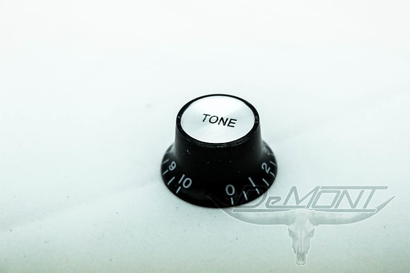 Top Hat Guitar Tone Speed Knob black / silver | Reverb