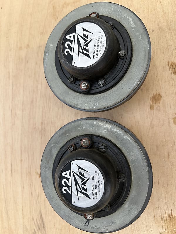 Pair of Peavey 22A compression drivers | Reverb