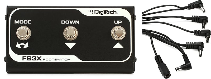 DigiTech FS3X 3-button Foot Switch Bundle with Truetone MC5 1 | Reverb