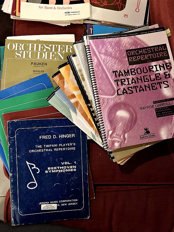 Timpani & Percussion Orchestra Excerpt Books | Reverb