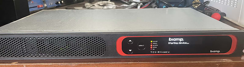 Biamp Tesira Forte VI 2010s - Black and Red | Reverb