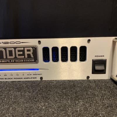 Fender MB-1200 Bass Power Amplifier (1200 Watts) | Reverb