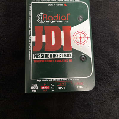 Radial JDI Passive Direct Box (2010s - Green) | Reverb