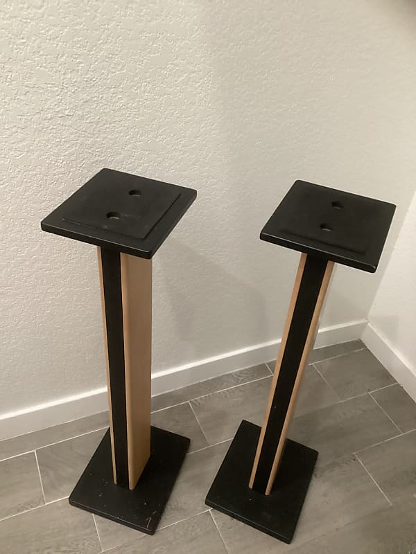 DR Pro 36" Wood Studio Monitor Stand - Pair Maple | Reverb