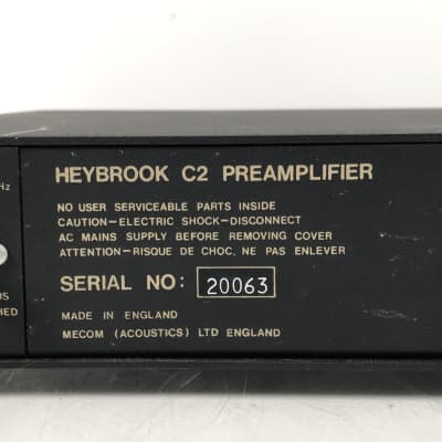 Heybrook C2 Stereo Control Amplifier | Reverb