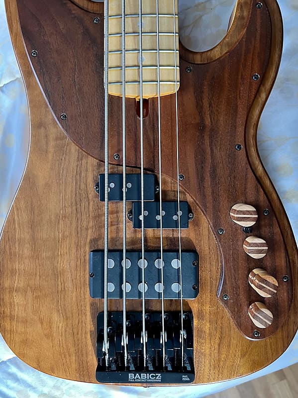 FULLY LOADED Warmoth Deluxe 5 Slab '72 with P/MM Pickups | Reverb