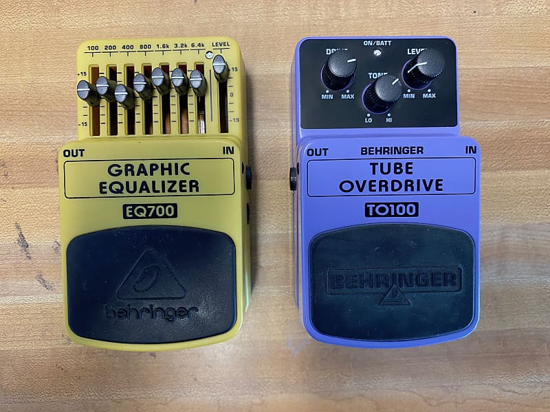 Behringer EQ700 and TO100 Pedals 2018 - Present - EXCELLENT! | Reverb