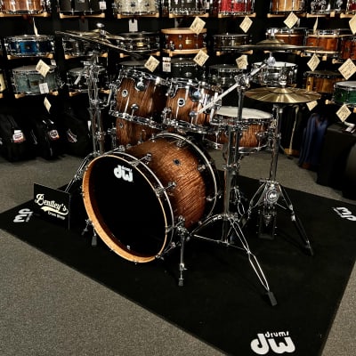 DWe Electronic Acoustic Exotic Drum Set Kit 5 Piece Shell | Reverb