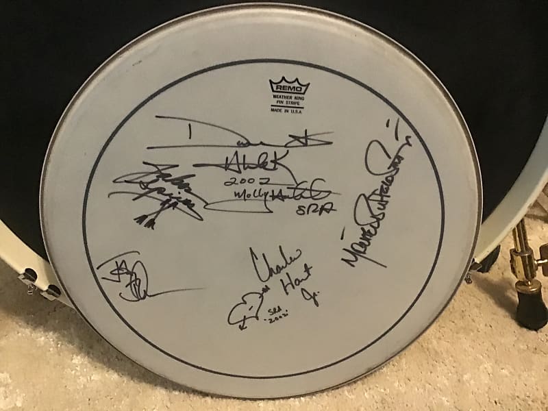 Remo Autographed Southern Rock Allstars Band Signed Drum Head | Reverb