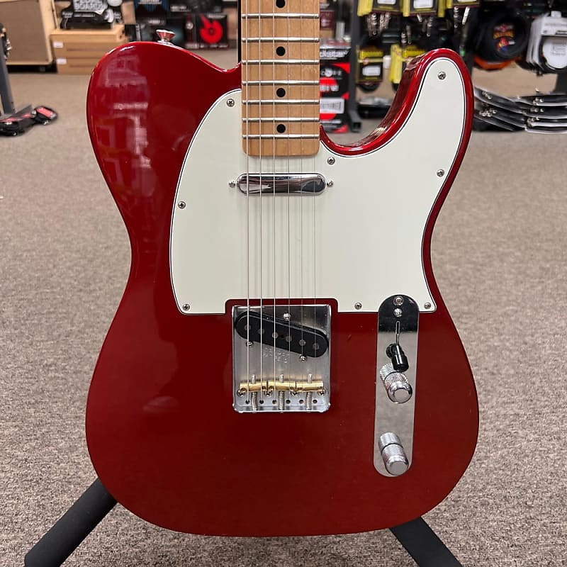 Fender Standard Telecaster MIM Electric Guitar - Red w/ Gig | Reverb
