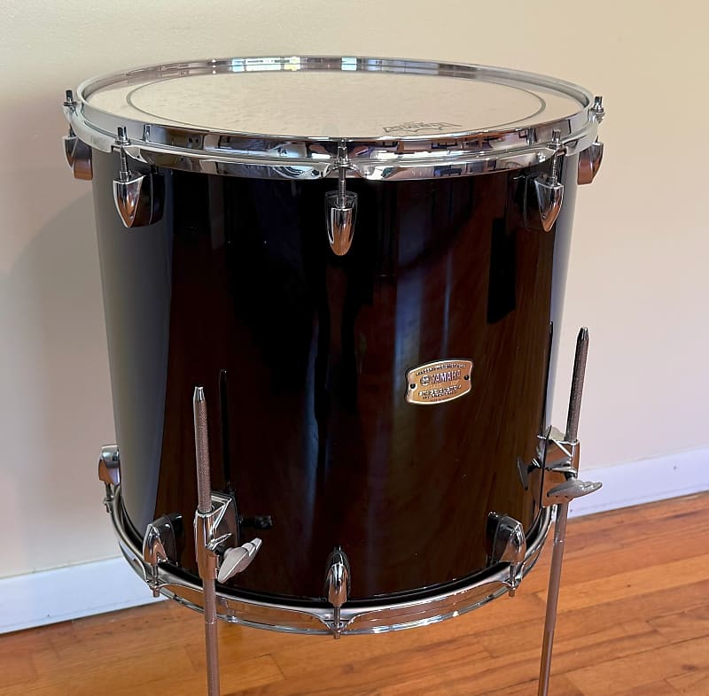 Yamaha Stage Custom Birch Floor Tom 16x15 Raven Black | Reverb