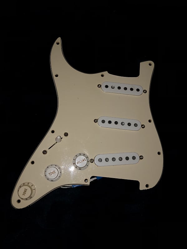 Left Handed Loaded Fender Stratocaster White Pick Guard | Reverb