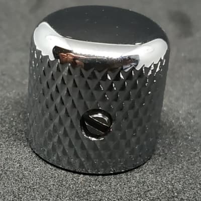 1 Chrome Big Grip Telecaster Metal Dome Knobs for | Reverb Deutschland