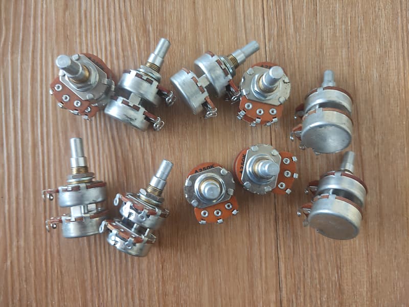 Alpha Potentiometer Stacked 250k Pots - 10 Sets | Reverb